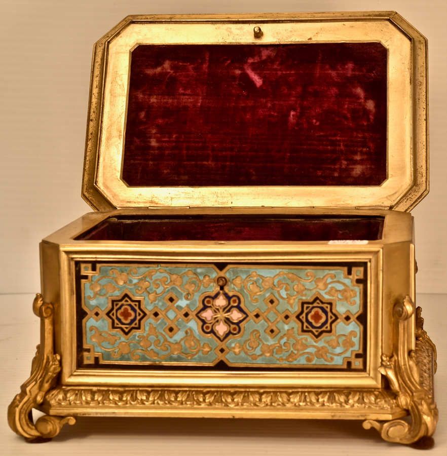 Cast Brass Box - Renaissance Antiques