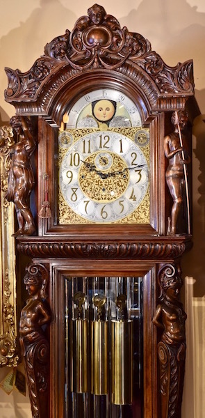 American Colonial Hall Clock - Renaissance Antiques