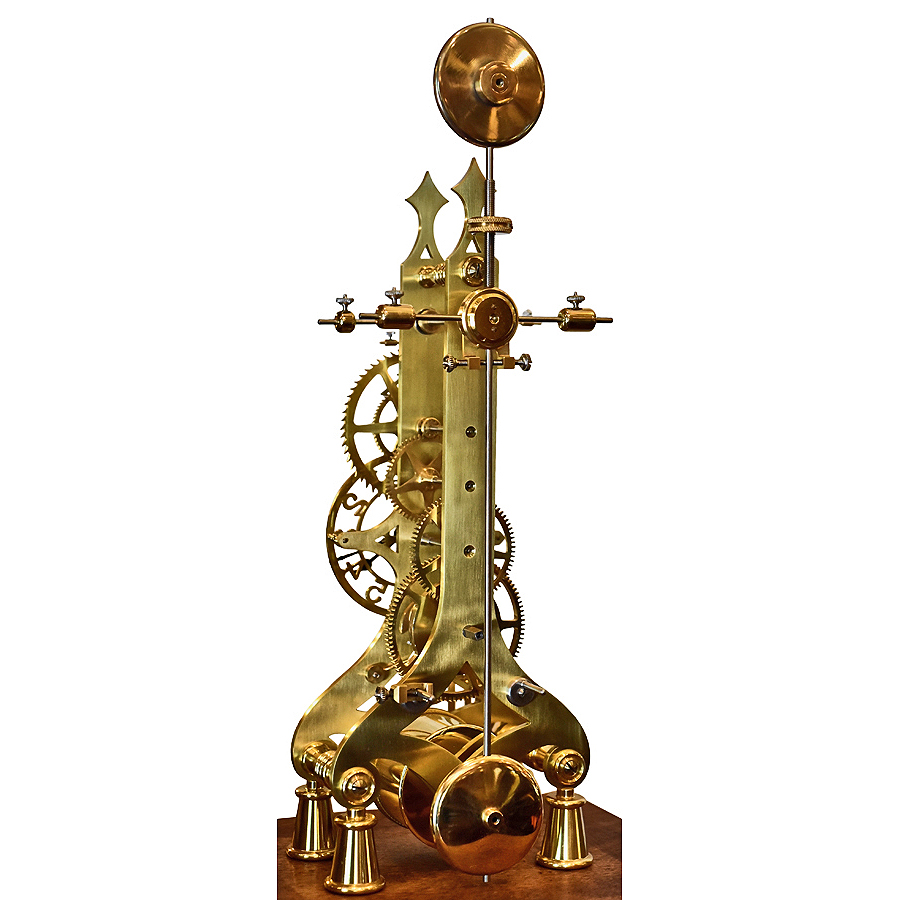 Grasshopper Escapement Skeleton Clock by Arthur D. Stump - Renaissance ...