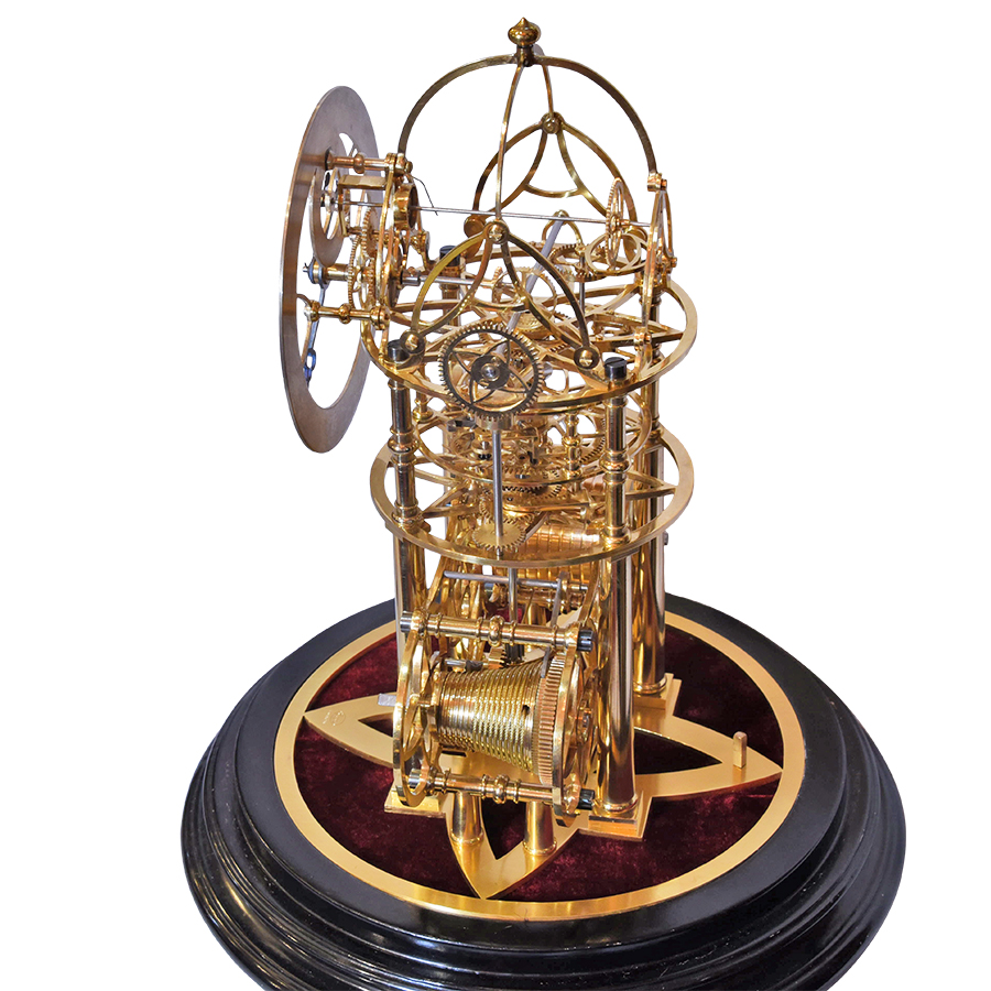 Rare Italian Tourbillon Skeleton Clock By Carlo Croce - Renaissance ...