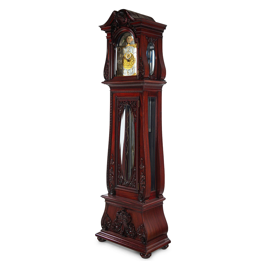 American Art Nouveau Style Hall Clock By Herschede - Renaissance Antiques