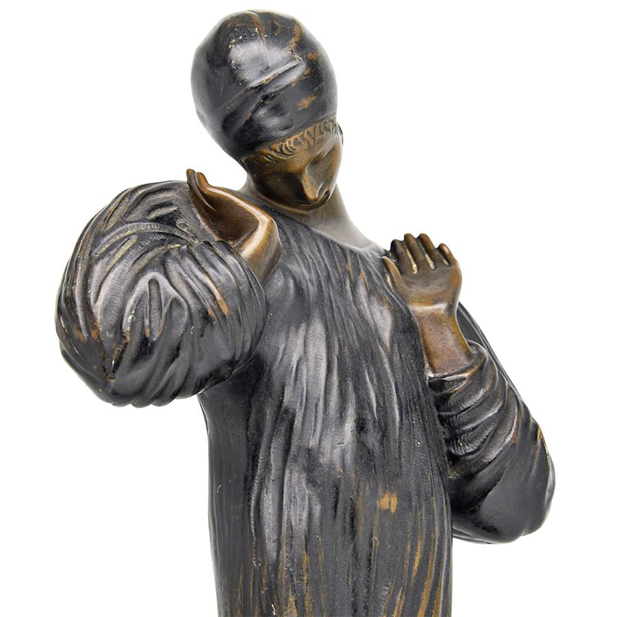 Austrian Bronze Sculpture of a Female Genie - Renaissance Antiques