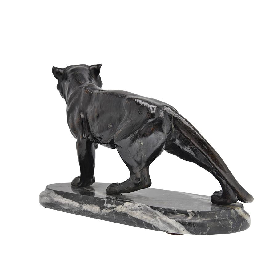 European Bronze Sculpture of a Tiger - Renaissance Antiques