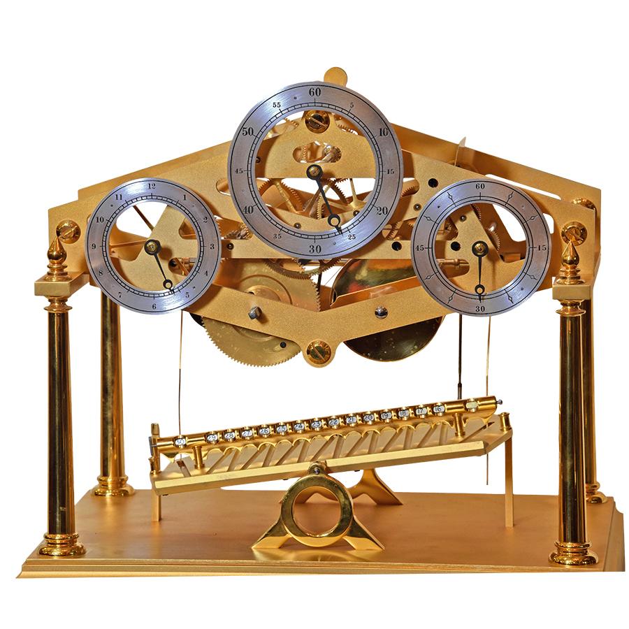 English Congreve Rolling Ball Clock - Renaissance Antiques