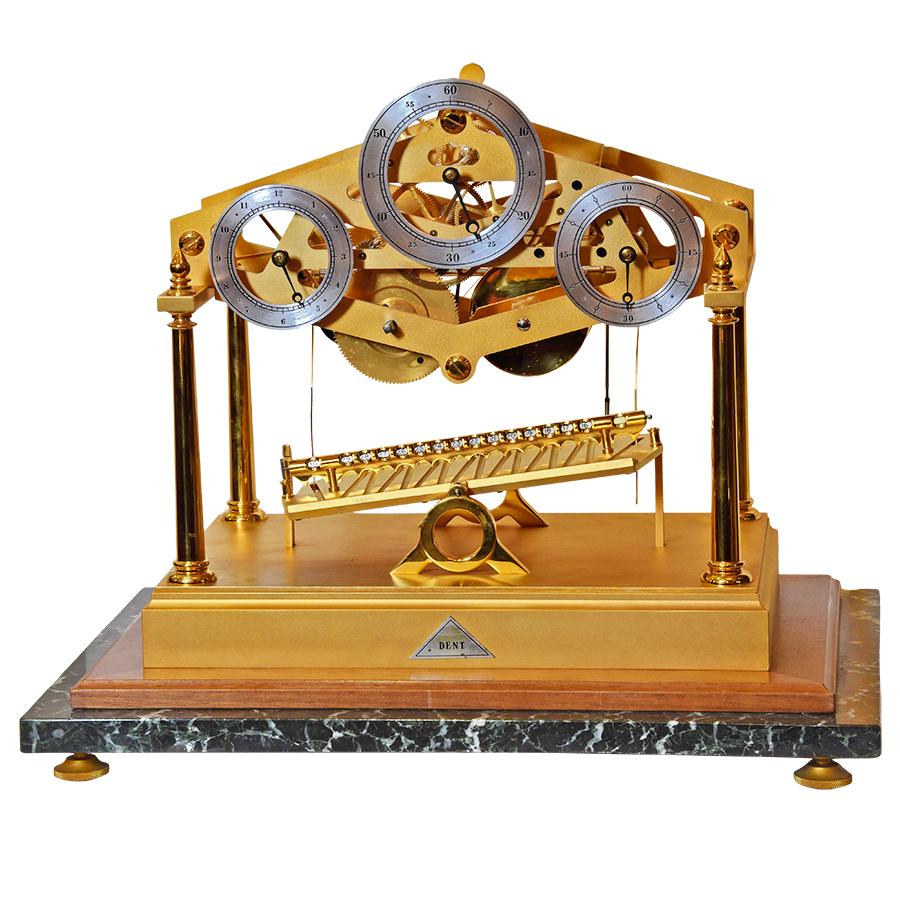 English Congreve Rolling Ball Clock - Renaissance Antiques