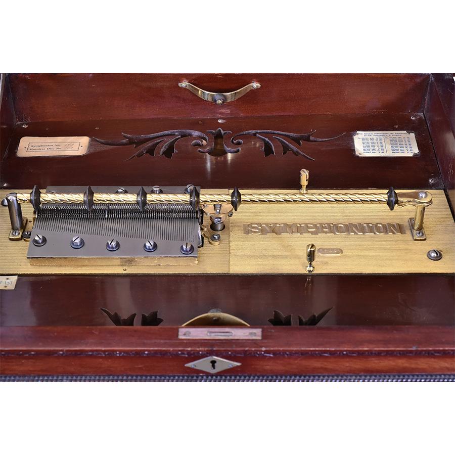 American Imperial Symphonion Disc Music Box - Renaissance Antiques