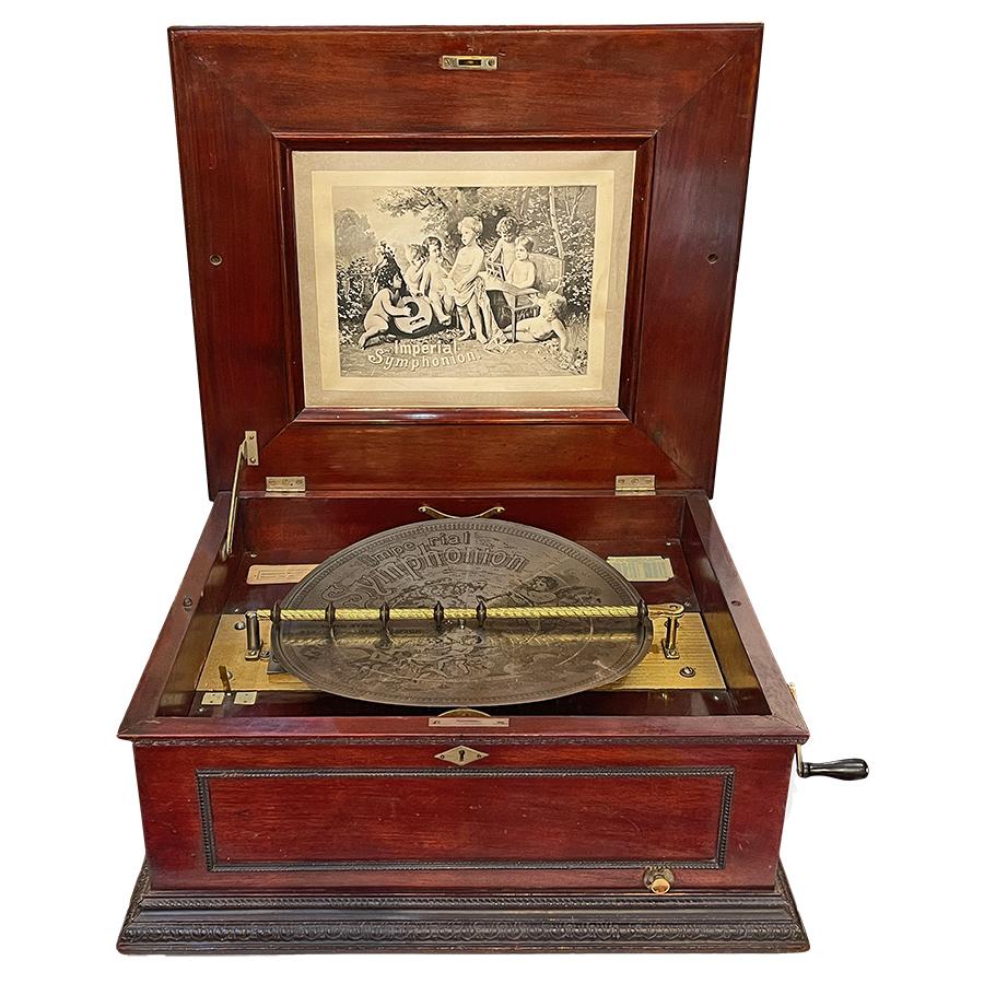 American Imperial Symphonion Disc Music Box - Renaissance Antiques