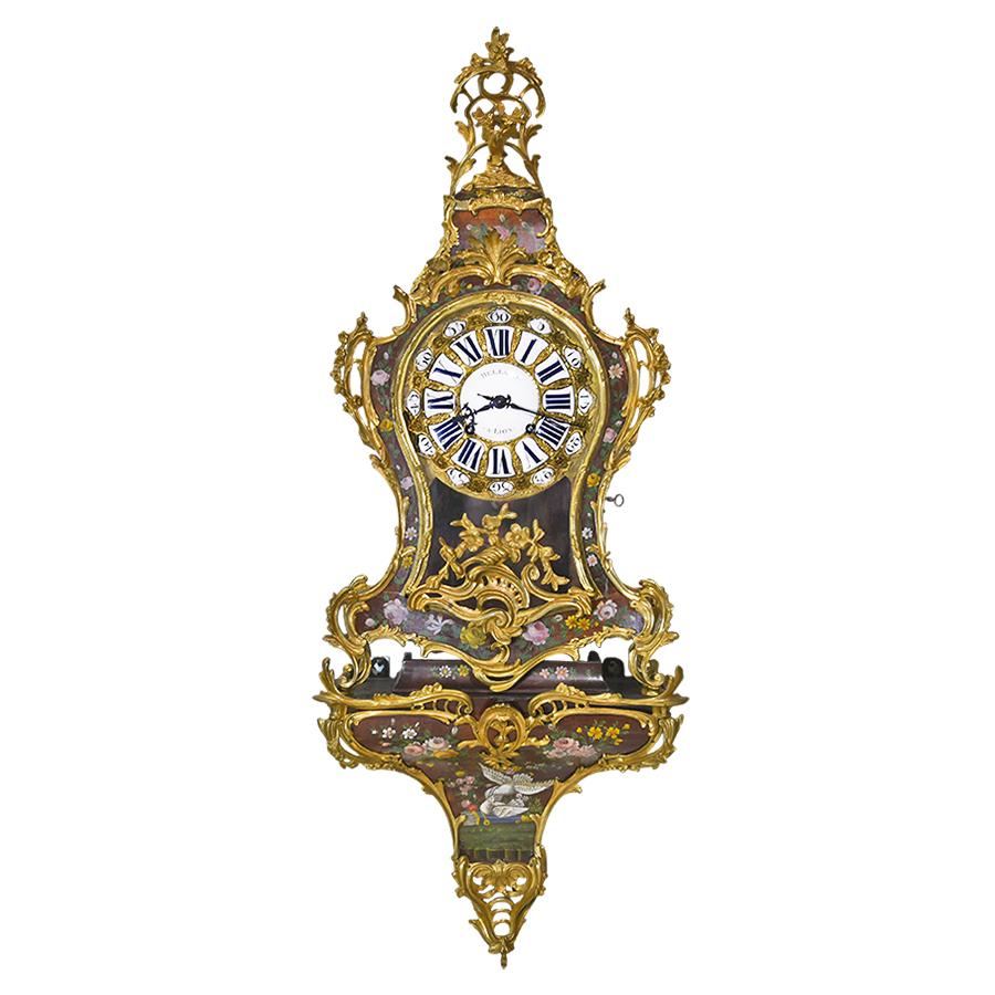 18th Century French Boulle Form Bracket Clock - Renaissance Antiques