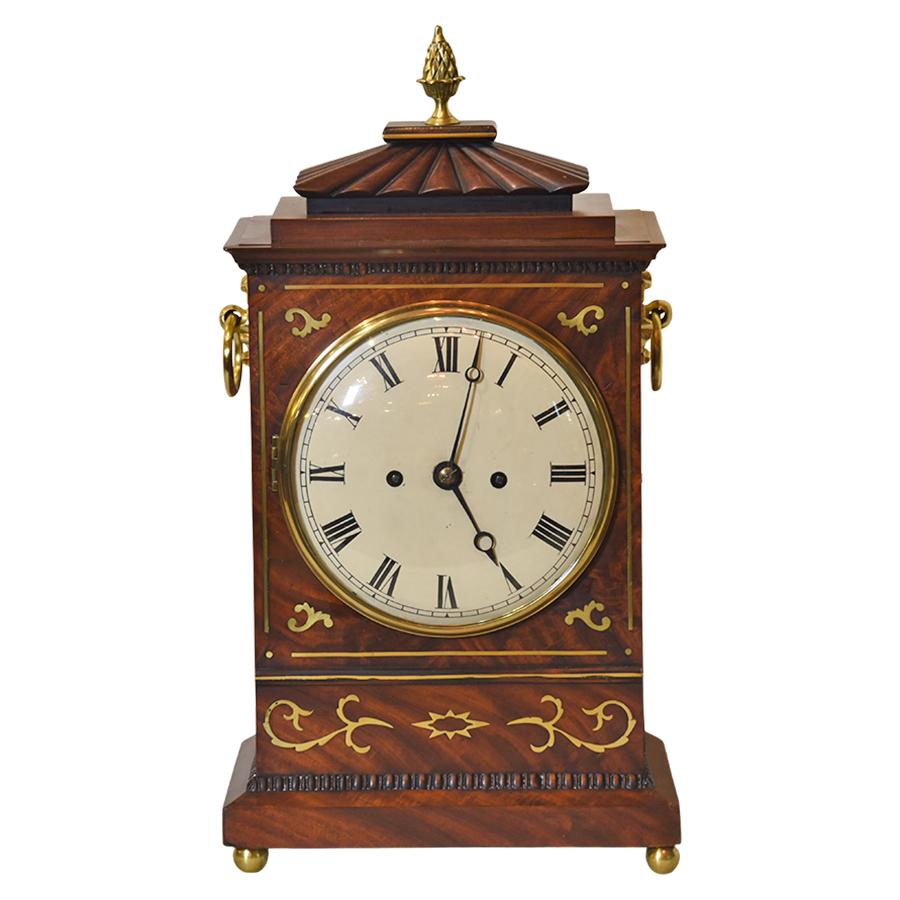 English Regency Bracket Clock - Renaissance Antiques