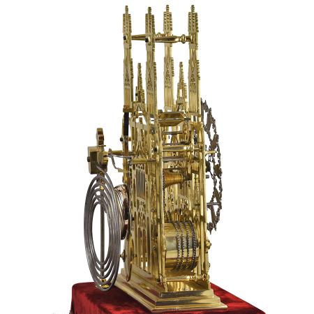 English York Minster Skeleton Clock by J. Smith & Sons of Clerkenwell ...
