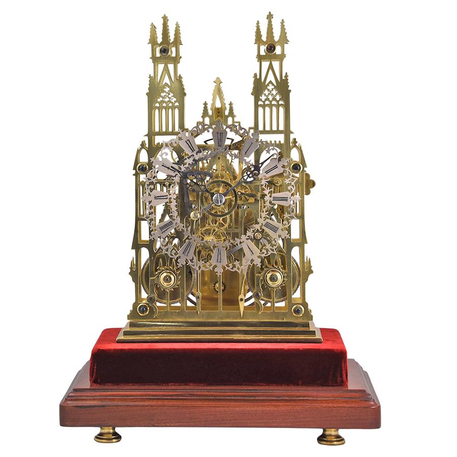 English York Minster Skeleton Clock by J. Smith & Sons of Clerkenwell ...