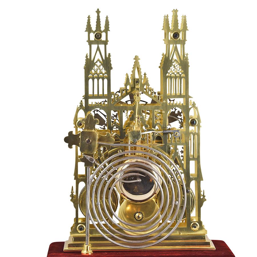 English York Minster Skeleton Clock by J. Smith & Sons of Clerkenwell ...