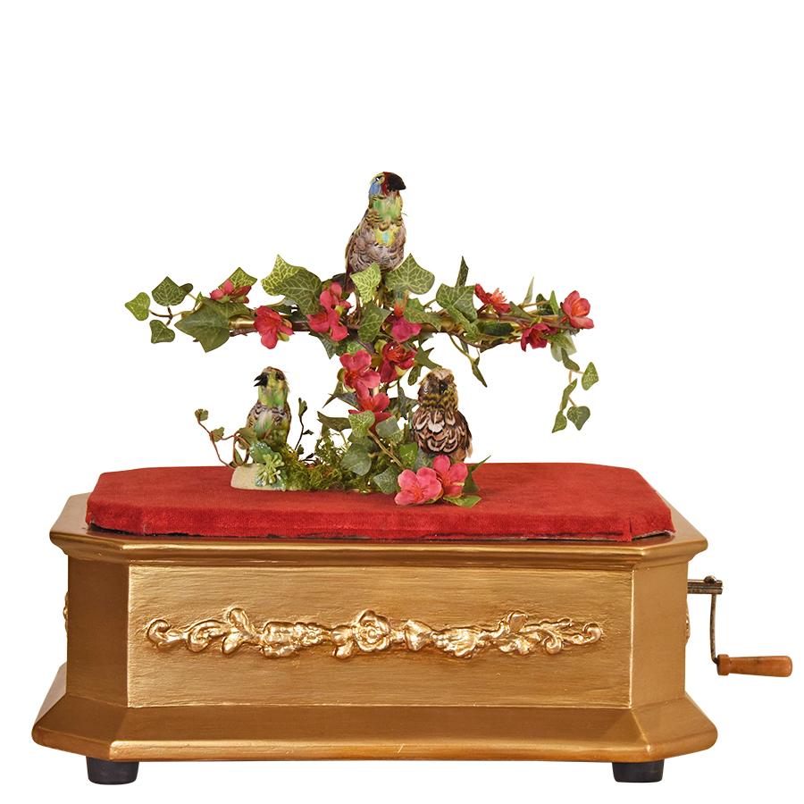 French Large Three Singing Bird Automaton - Renaissance Antiques