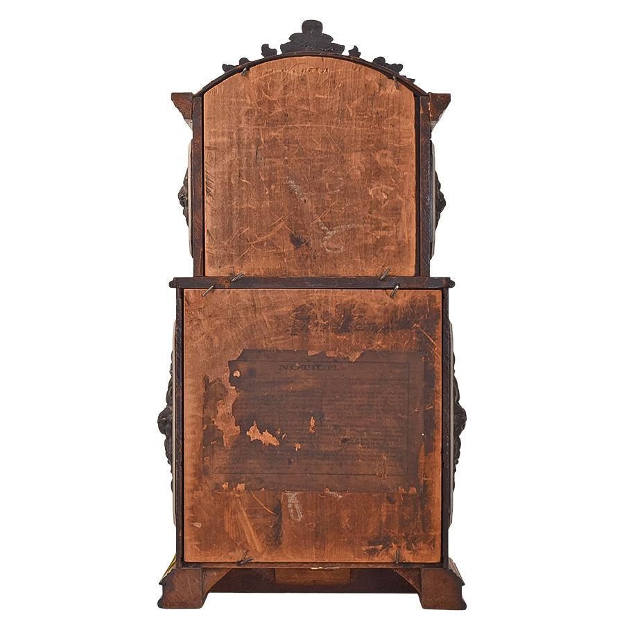 No. 3-1/2 Parlor Double Dial Calendar Clock By The Ithaca Calendar ...