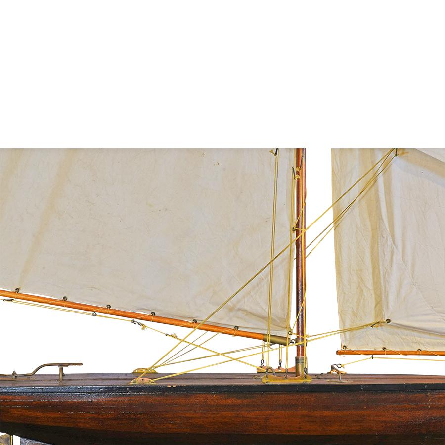 American Large Model of a Sailing Sloop - Renaissance Antiques