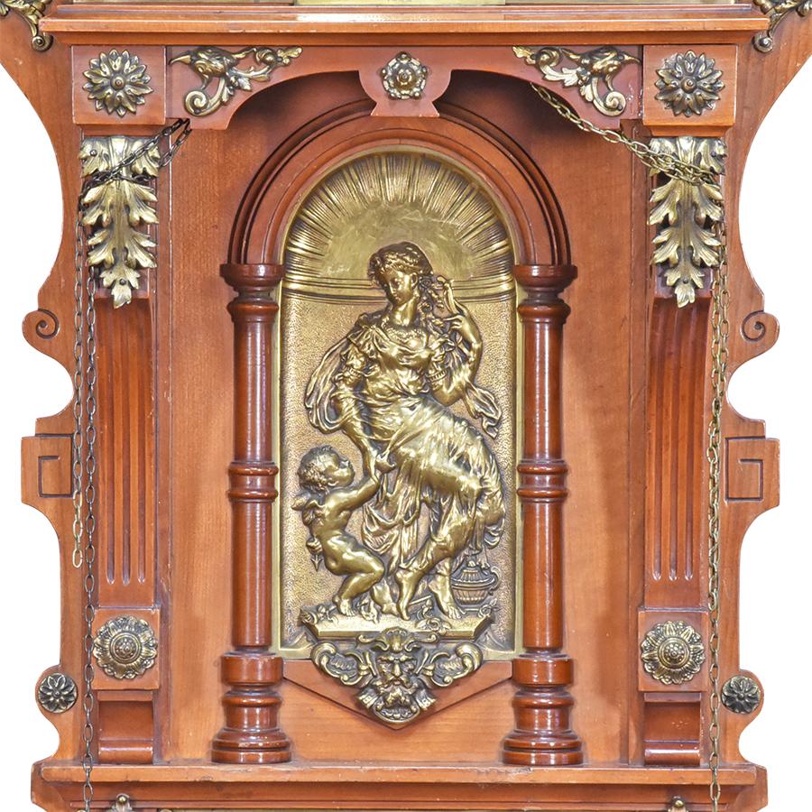 American Ansonia Open Well Wall Clock - Renaissance Antiques