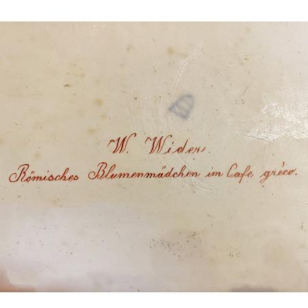 Viennese Hand Painted Porcelain Plate - Renaissance Antiques