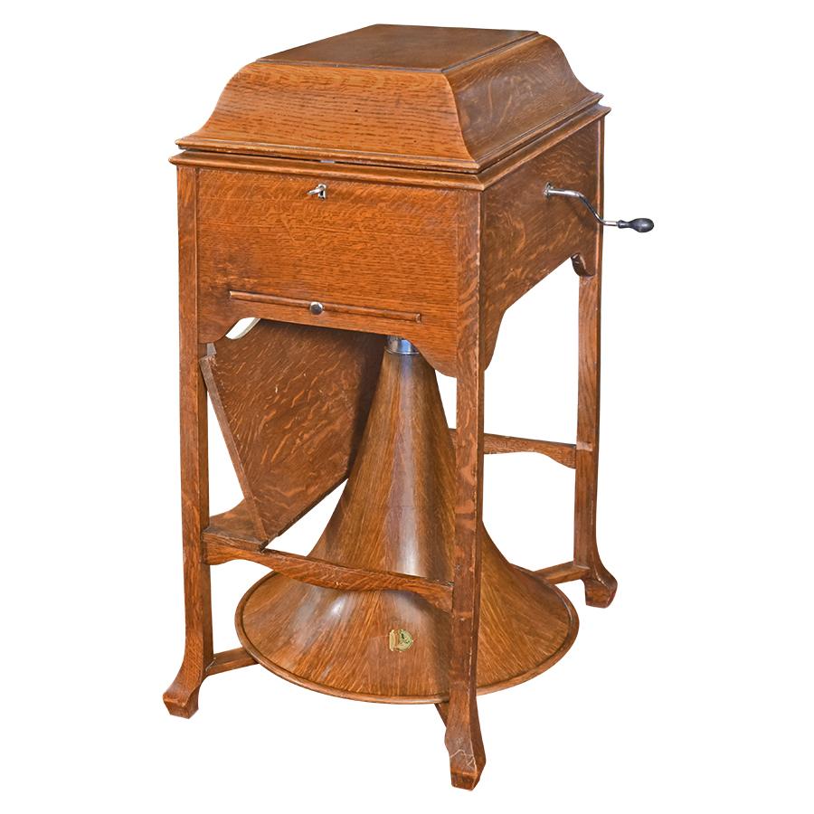 Rare American Victor 78 RPM "Schoolhouse" Phonograph - Renaissance Antiques