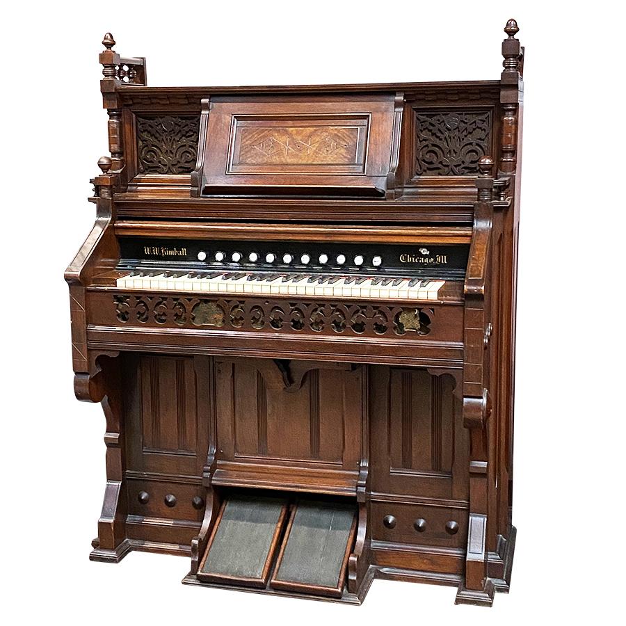 American Victorian Kimball Pump Organ - Renaissance Antiques