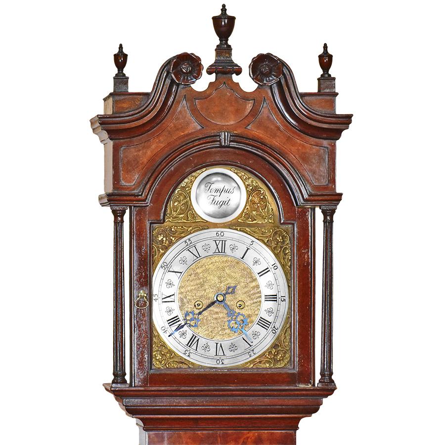 English George III-Style Diminutive Tall Case Clock - Renaissance Antiques
