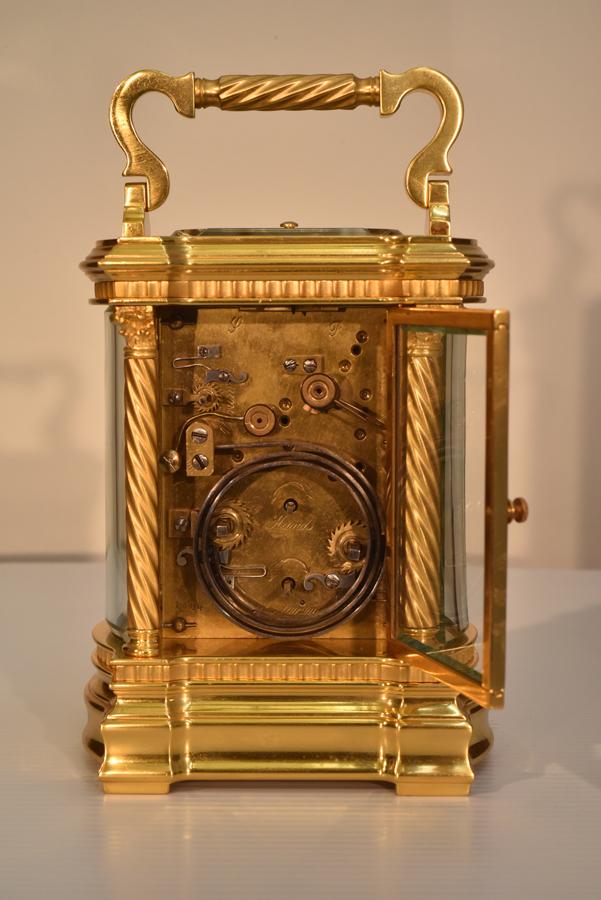 Red Enamel Carriage Clock - Renaissance Antiques