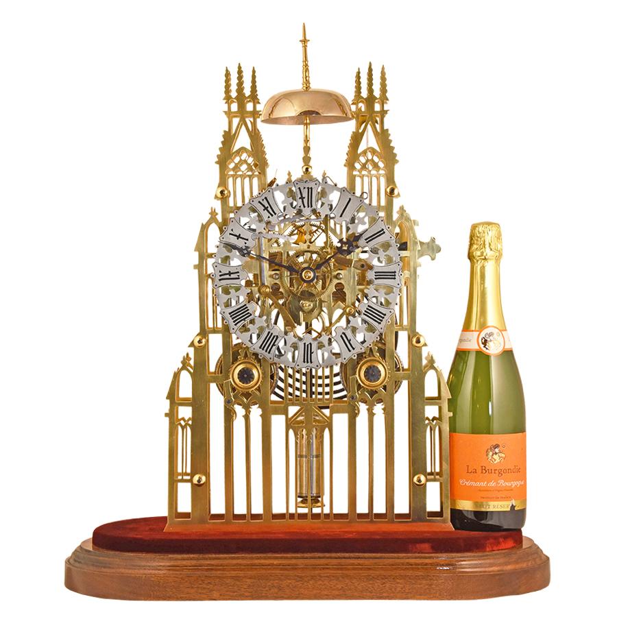 English Rare York Minster Skeleton Clock by J. Smith & Sons of ...
