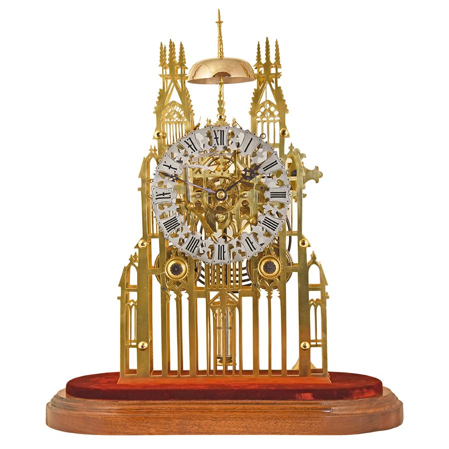 English Rare York Minster Skeleton Clock by J. Smith & Sons of ...