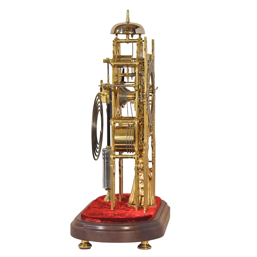 English Saint James Palace Skeleton Clock - Renaissance Antiques