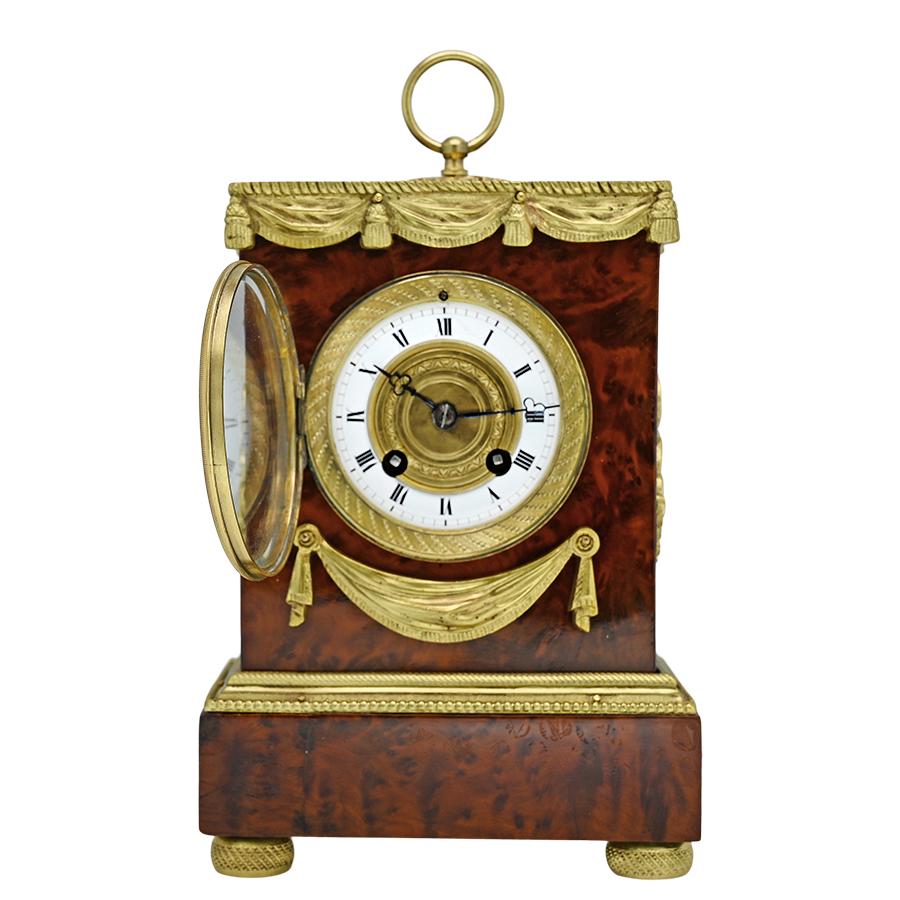 French Empire Style Mantel Clock - Renaissance Antiques