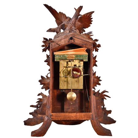 Monumental German Trumpeter Clock by Emilian Wehrle of Furtwangen ...