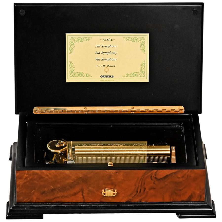 Contemporary Italian Cylinder Music Box with 72 Note Sankyo Movement ...