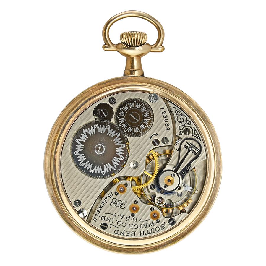 American Open Face Pocket Watch by South Bend - Renaissance Antiques
