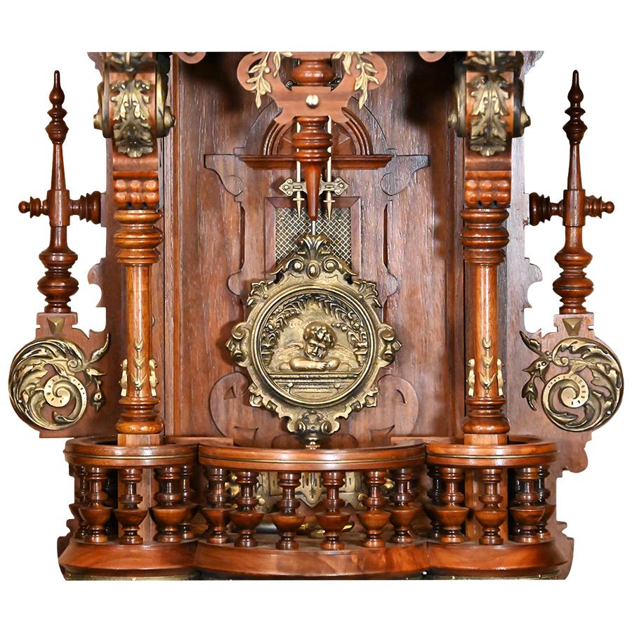 High Grade Replica of the Lenzkirch Mermaid Open Well Wall Clock ...