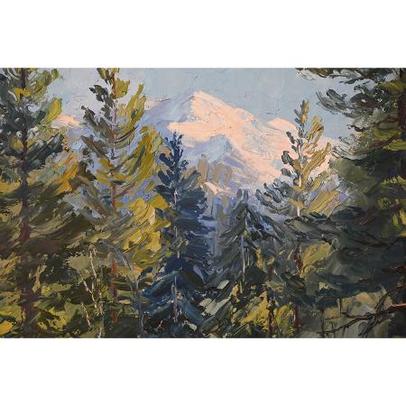 Oil on Canvas, Forest Landscape - Renaissance Antiques