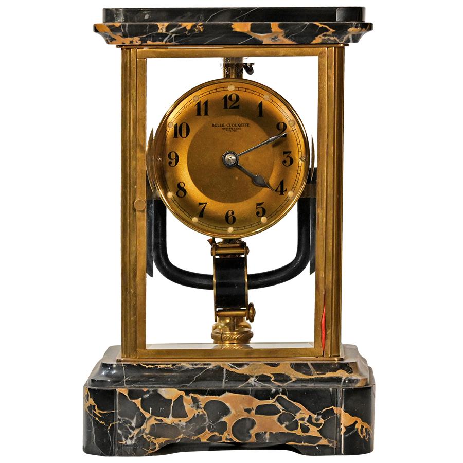 French Early Electric Clockette by Bulle - Renaissance Antiques