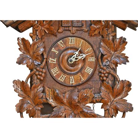 German Black Forrest Cuckoo and Quail Clock - Renaissance Antiques