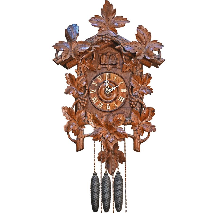German Black Forrest Cuckoo and Quail Clock - Renaissance Antiques