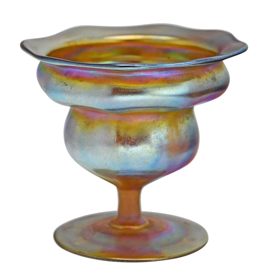 American Favrile Glass Sherbet, Tiffany Studios - Renaissance Antiques