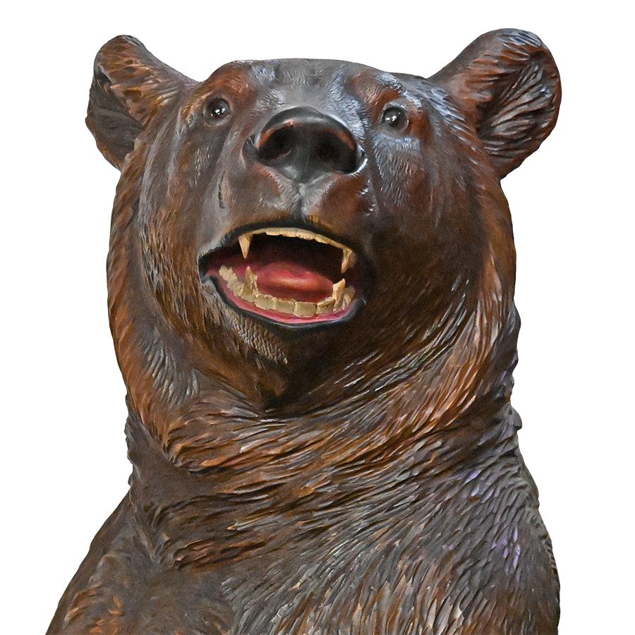 Swiss 'Black Forest' Carved Bear Chair - Renaissance Antiques