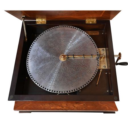 American 15 1/2" Disc Music Box by Porter - Renaissance Antiques