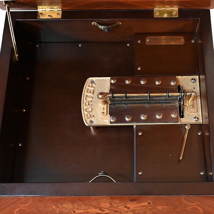 American 15 1/2" Disc Music Box by Porter - Renaissance Antiques