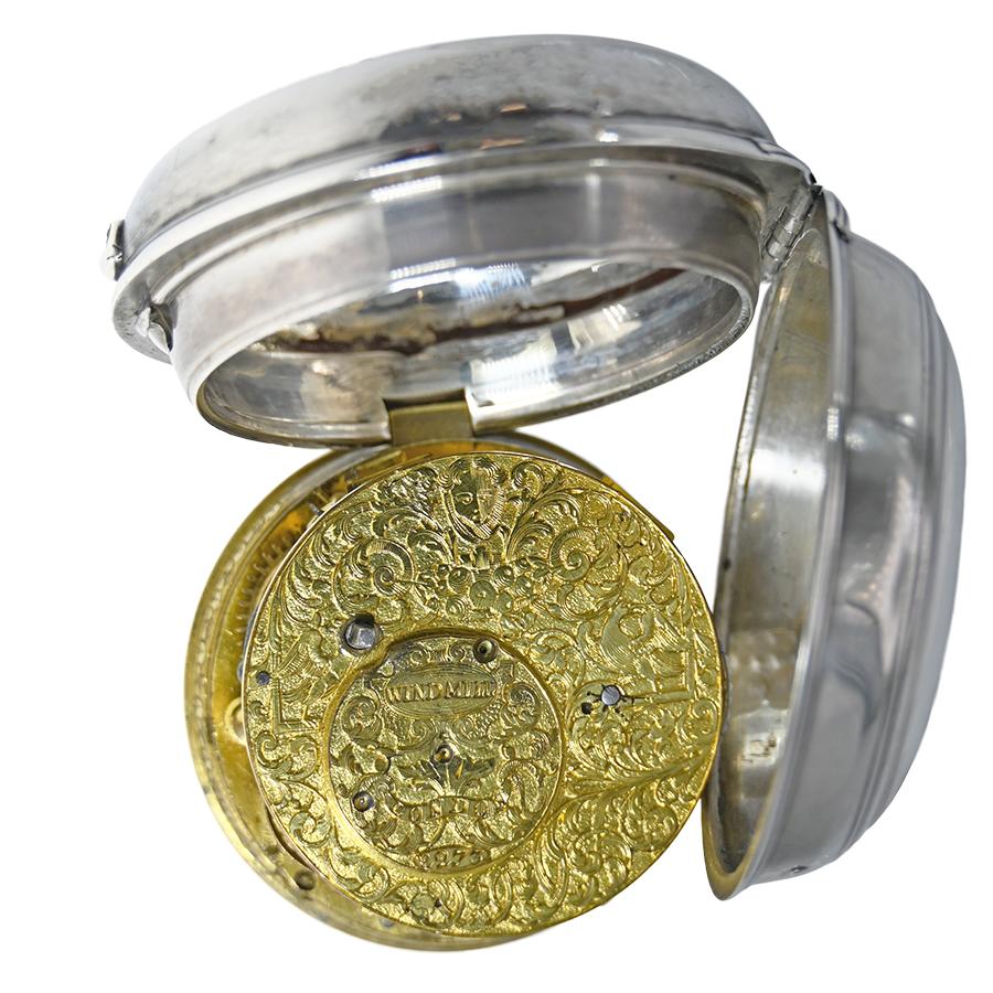 English Consular Case Verge Fusée Pocket Watch by Windmills of London ...