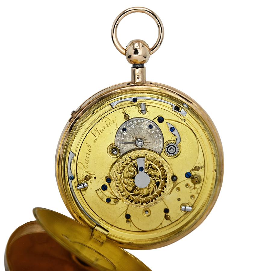French 1/4 Hour Repeating Automaton Pocket Watch - Renaissance Antiques