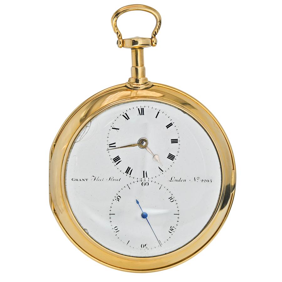 Pocket Chronometer Pocket Watch By Grant for Coward & Co. of Cornwall ...