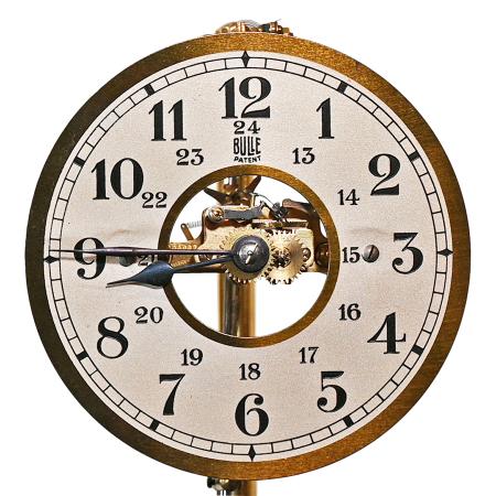 French Early Electro Magnetic Mantel Clock by Bulle - Renaissance Antiques