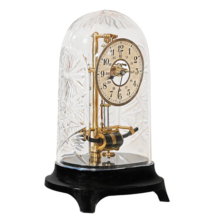 French Early Electro Magnetic Mantel Clock by Bulle - Renaissance Antiques