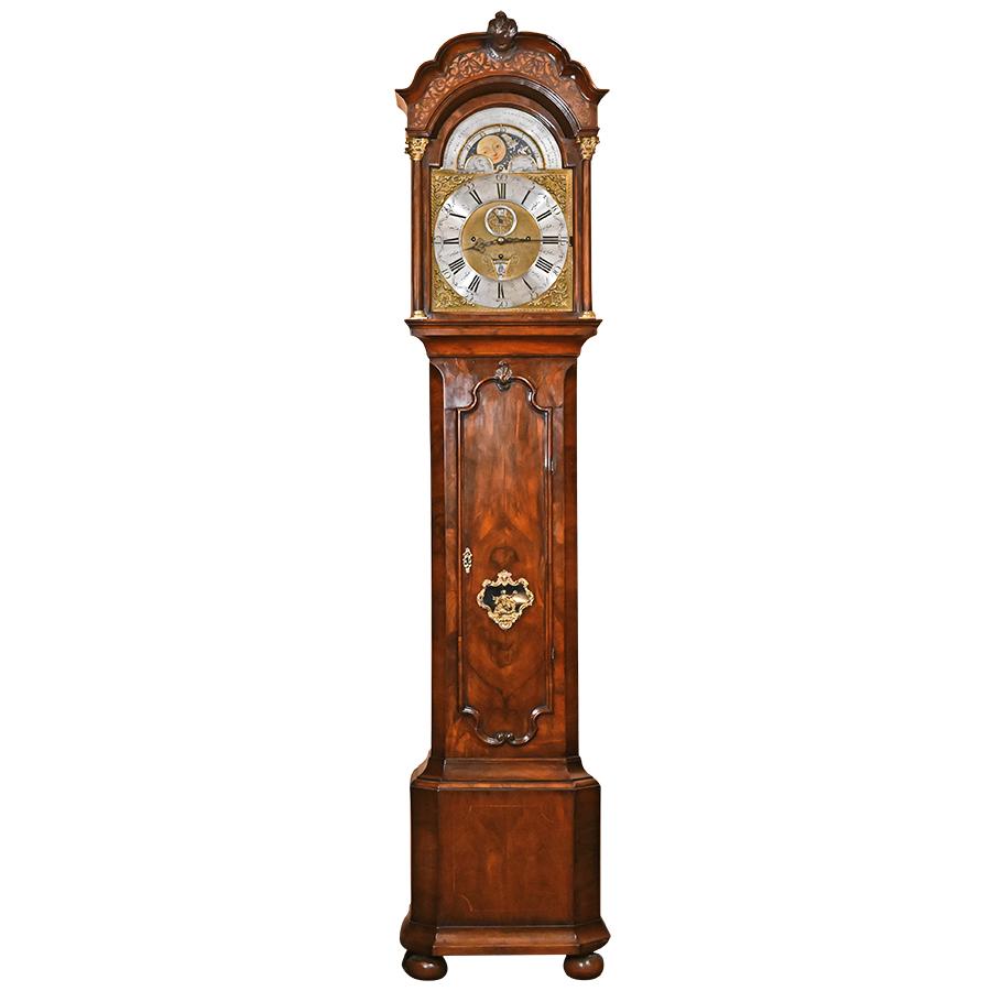 Dutch Musical Tall Case Clock Playing 10 Tunes - Renaissance Antiques