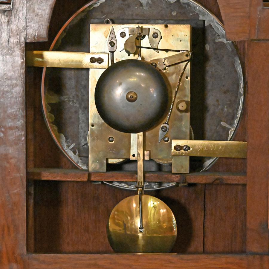 English Gothic Revival Two Train Bracket Clock by Roskell of Liverpool ...