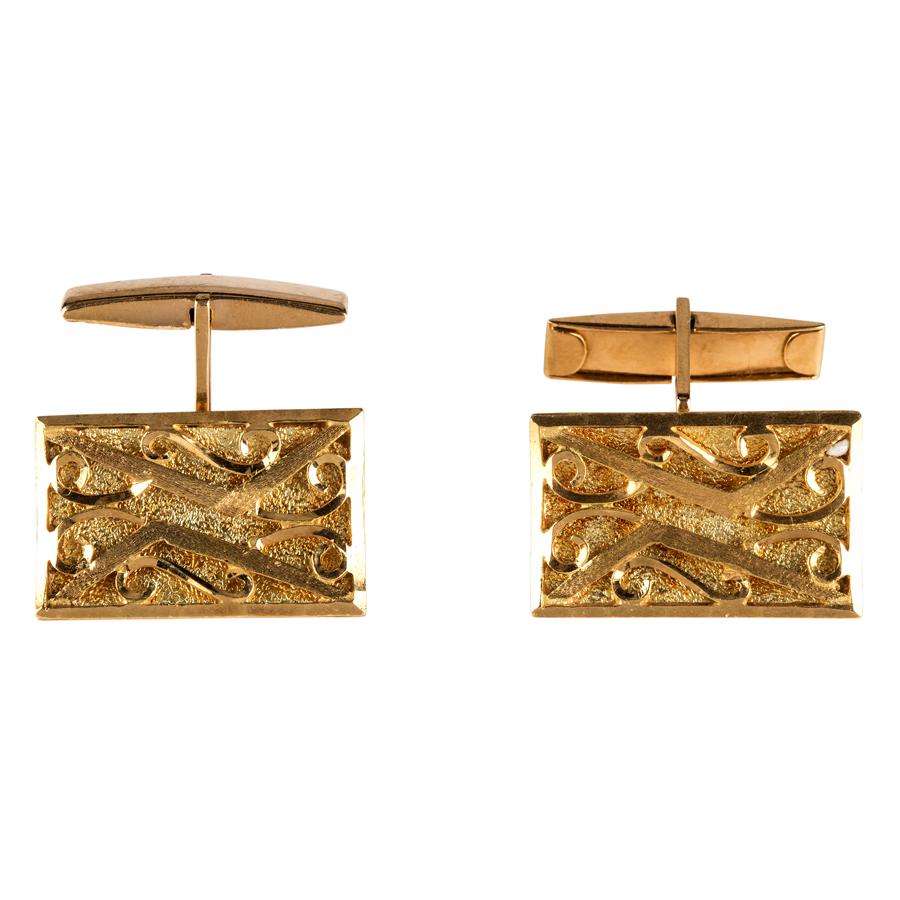 Gold Cufflinks - Renaissance Antiques