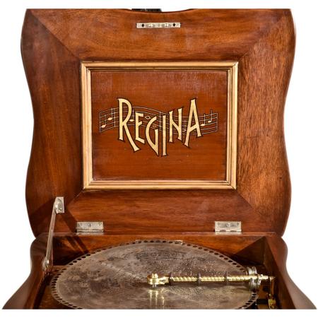 American Regina 12" Disc Music Box - Renaissance Antiques